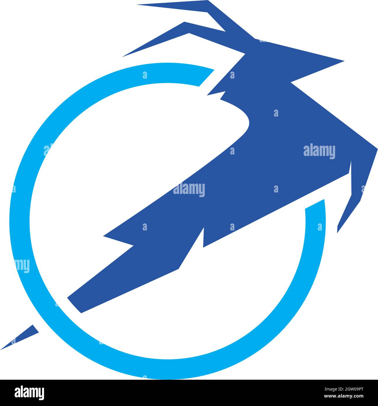 Corne de koudou Banque d'images vectorielles - Alamy