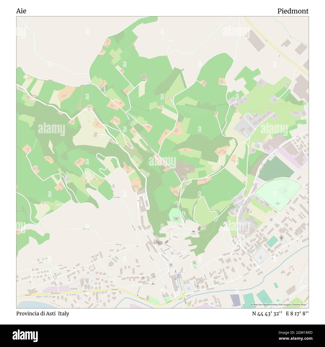 Asti map Banque de photographies et d’images à haute résolution - Alamy