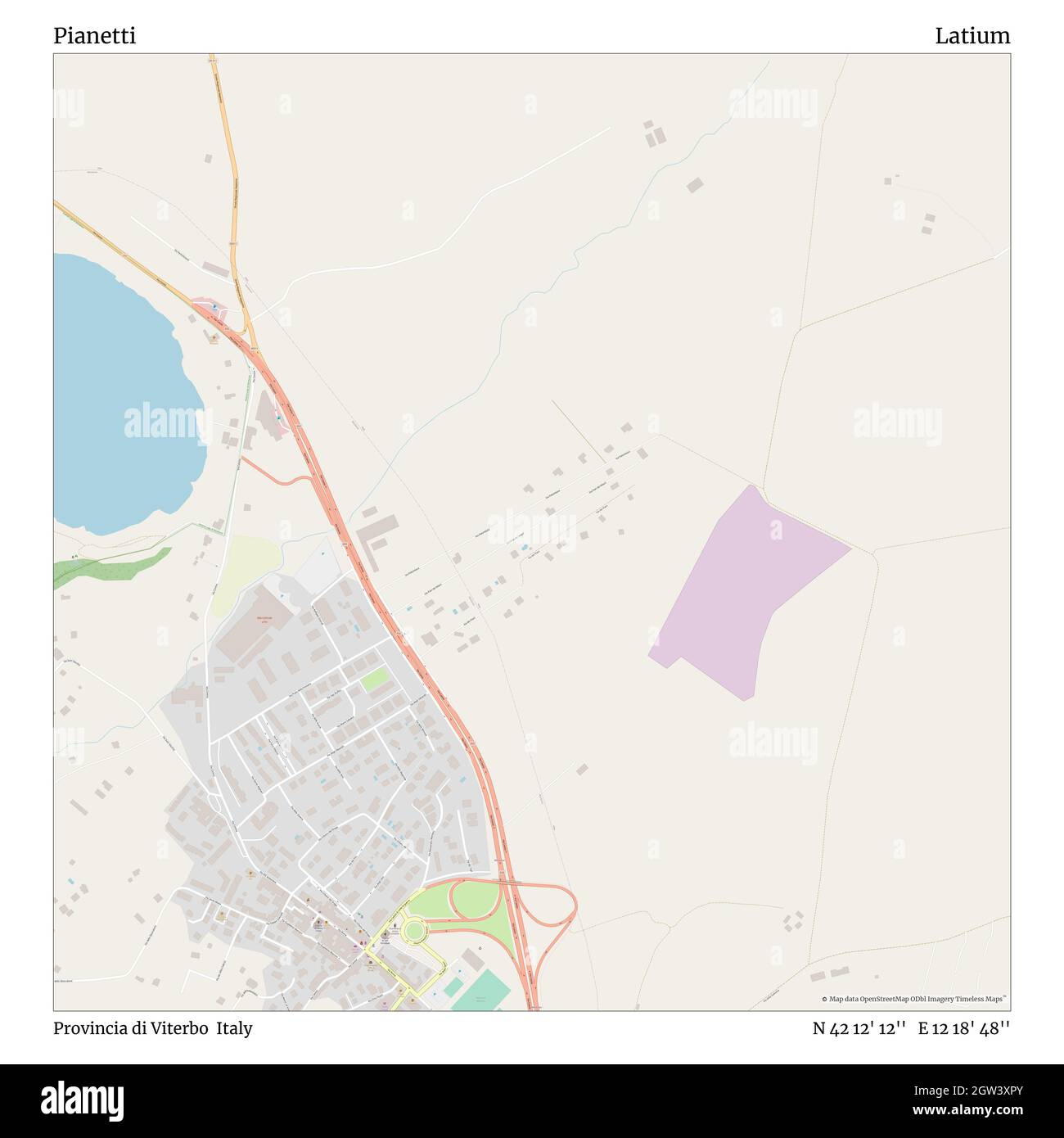 Viterbo map Banque de photographies et d’images à haute résolution - Alamy