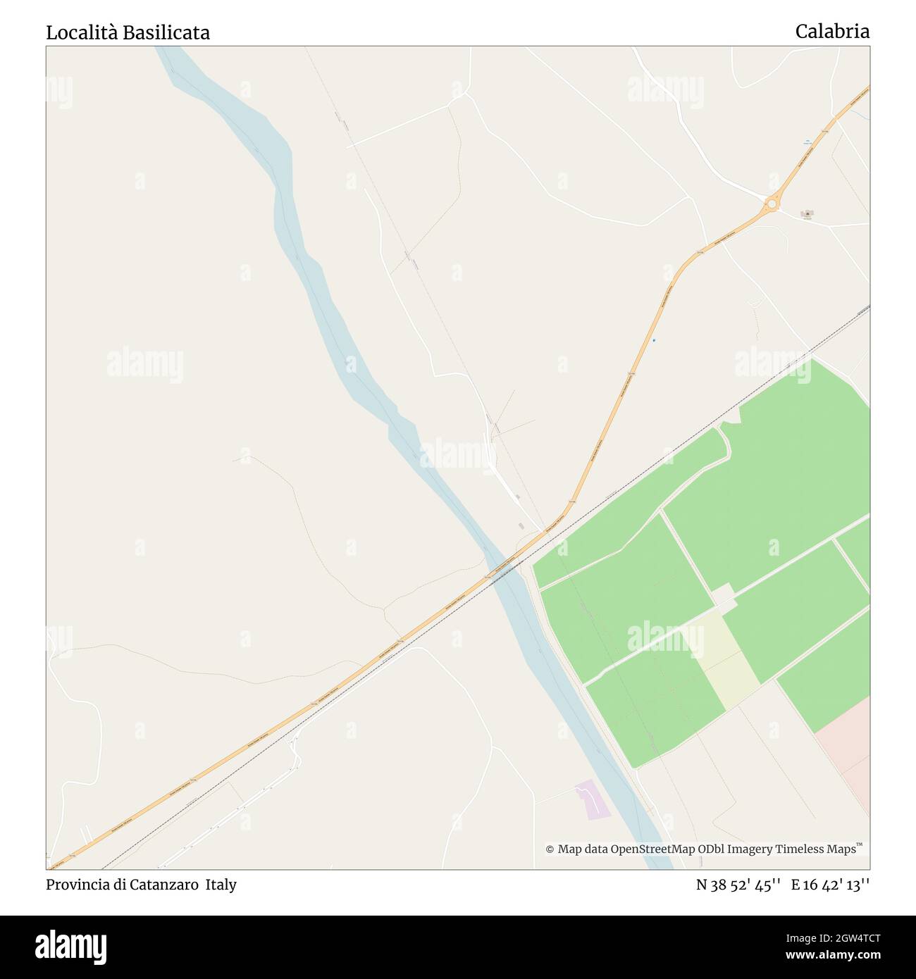 Map of basilicata Banque d'image et photos - Alamy
