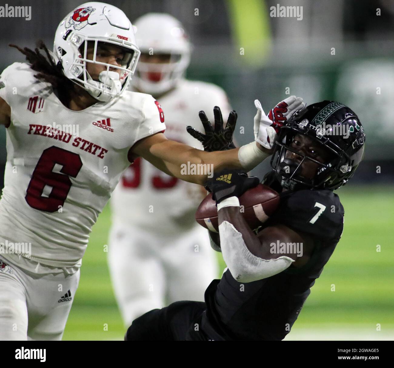 2 octobre 2021 - Fresno State Bulldogs linebacker Levelle Bailey #6 ...