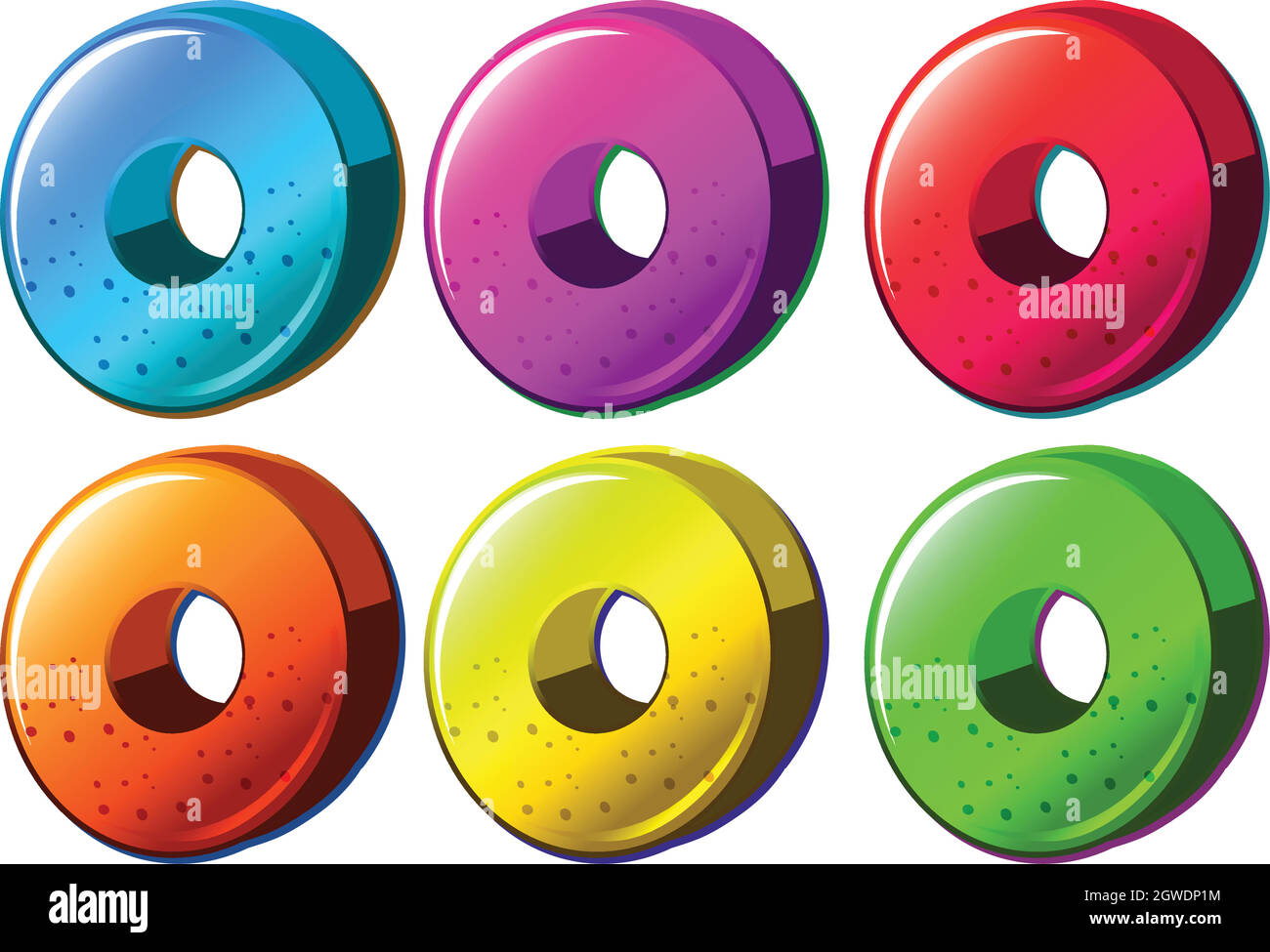 Centre rond Banque d'images vectorielles - Alamy