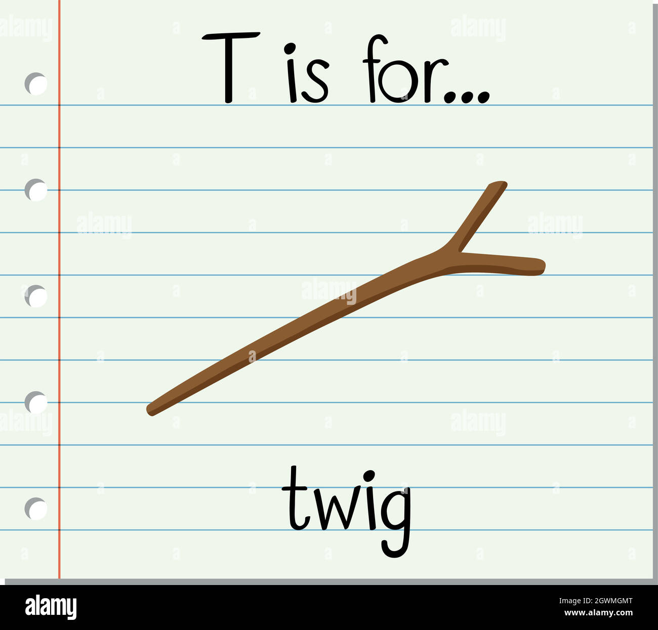 T branche Banque d'images vectorielles - Alamy