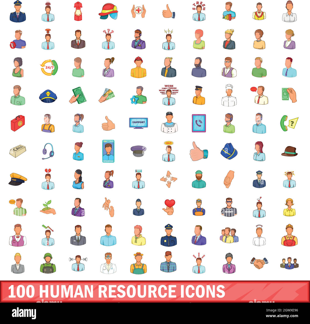 Human resource management Banque d'images vectorielles - Alamy