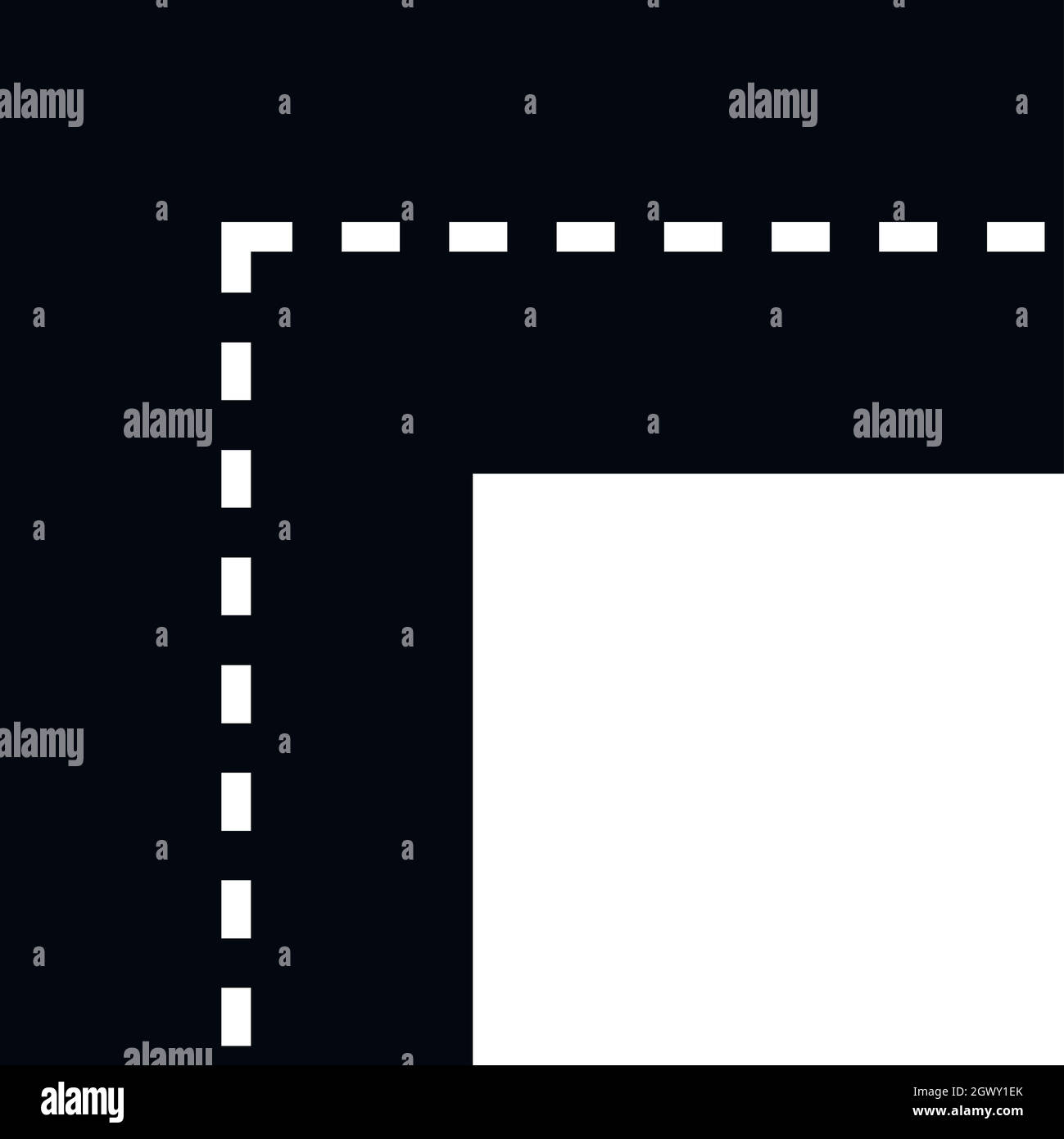 Tourner le trafic Banque d'images vectorielles - Alamy