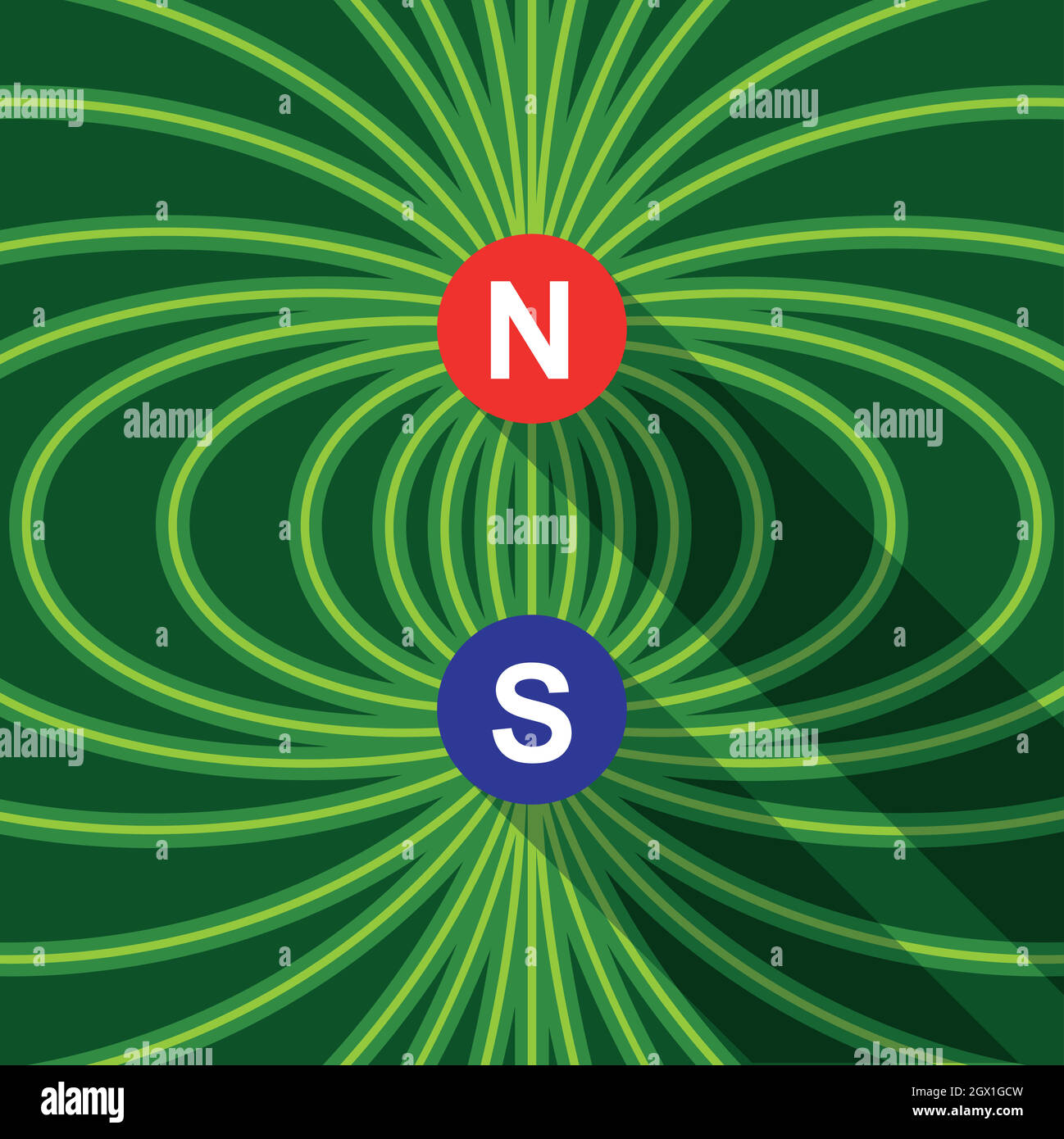 Aimant naturel Banque d'images vectorielles - Alamy