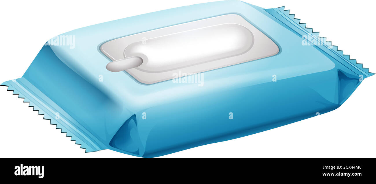 Lingettes de nettoyage Banque d'images vectorielles - Alamy