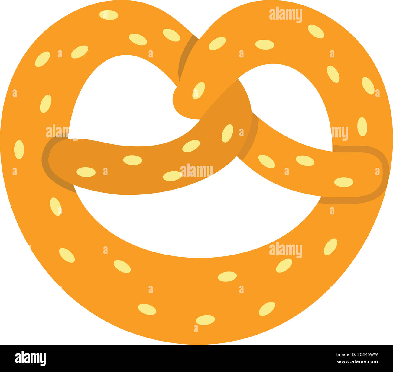Bretzel allemand Banque d'images vectorielles - Alamy