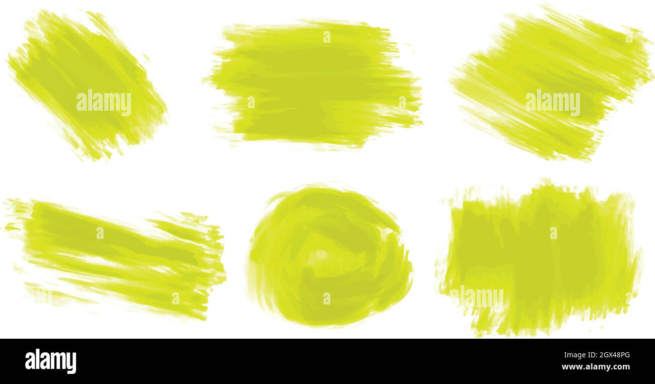 Trait jaune Banque d'images vectorielles - Alamy