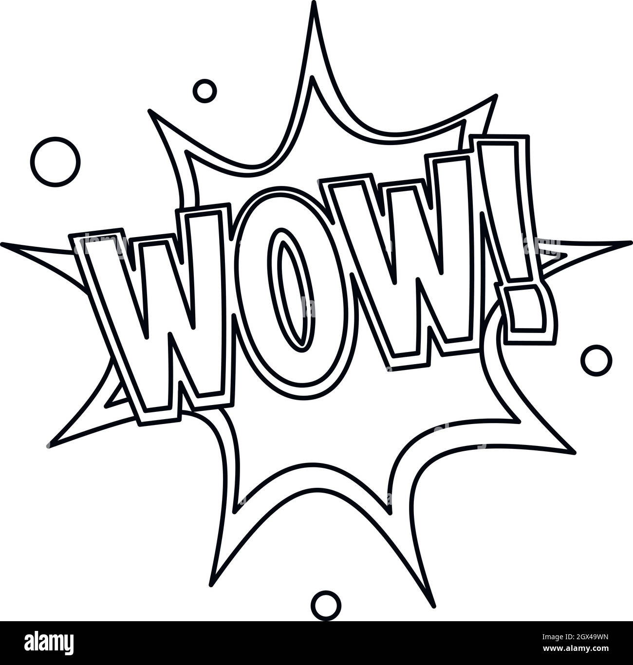 Effet waouh Banque d'images vectorielles - Alamy