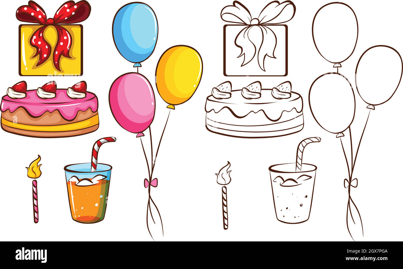 Un anniversaire Banque d'images vectorielles - Alamy