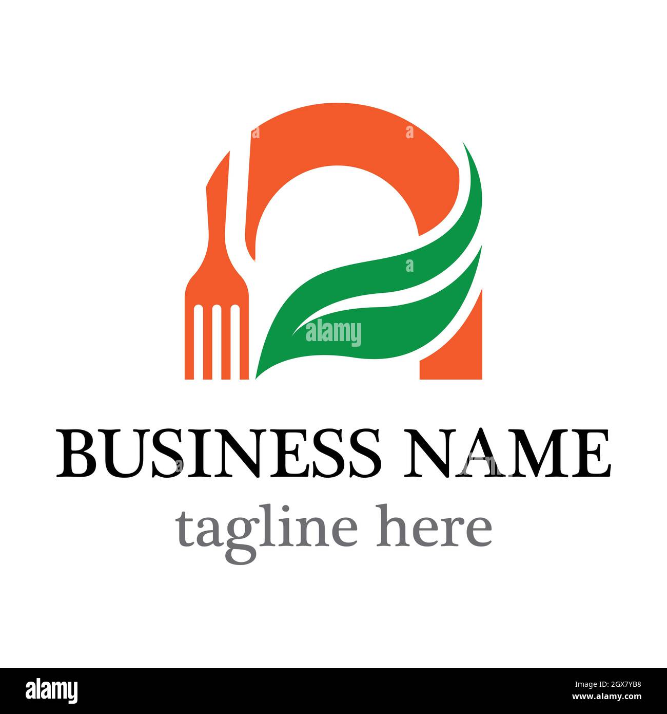 Fourche logo Banque d'images détourées - Alamy