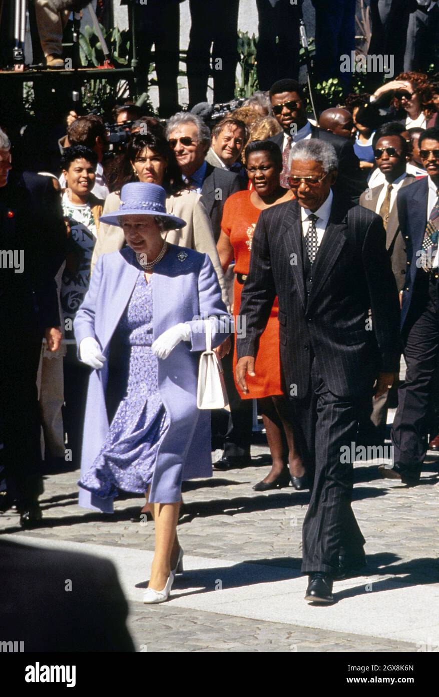 Nelson mandela reine elizabeth ii Banque de photographies et d’images à ...