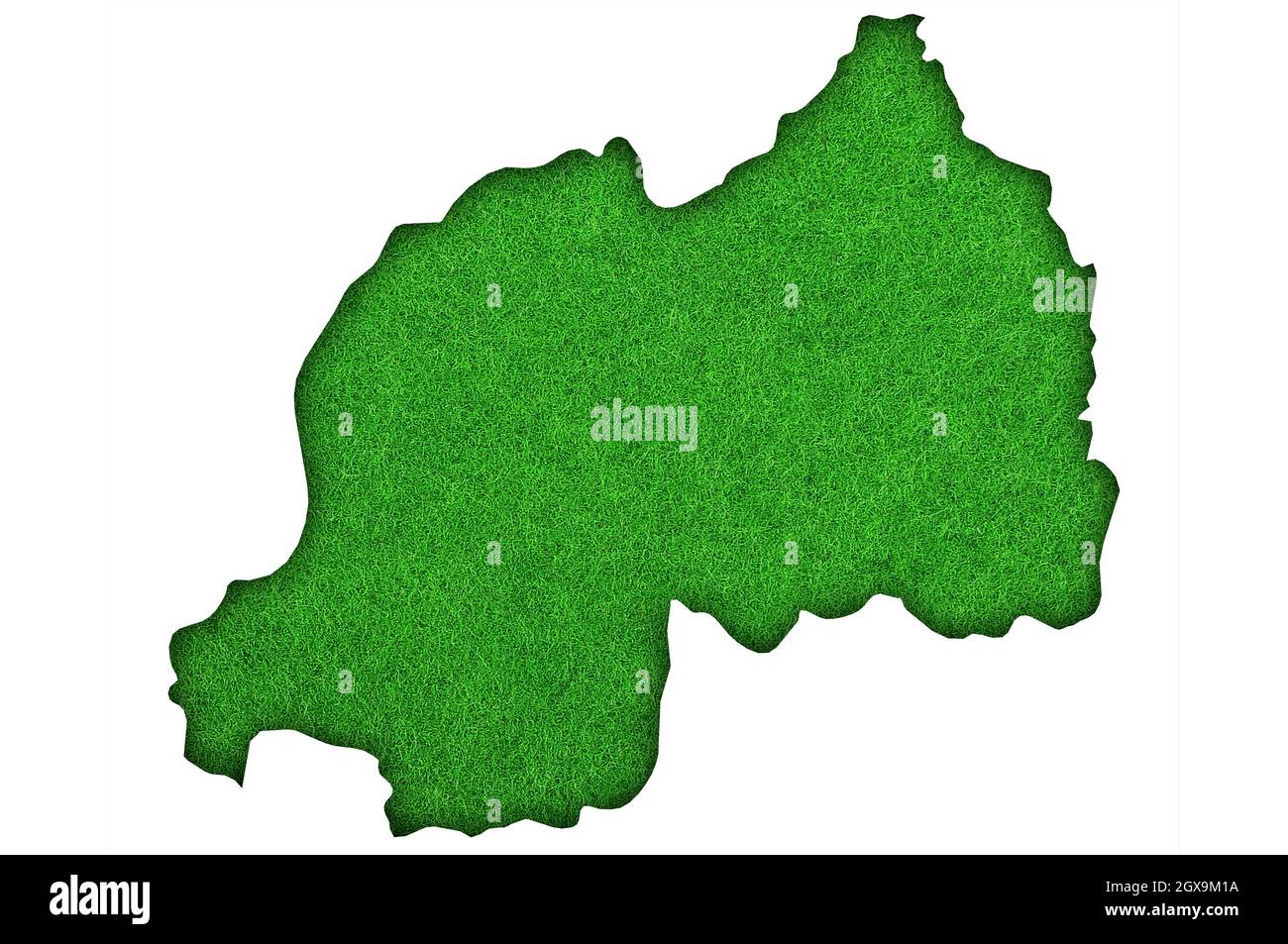 Carte du rwanda Banque de photographies et d’images à haute résolution ...