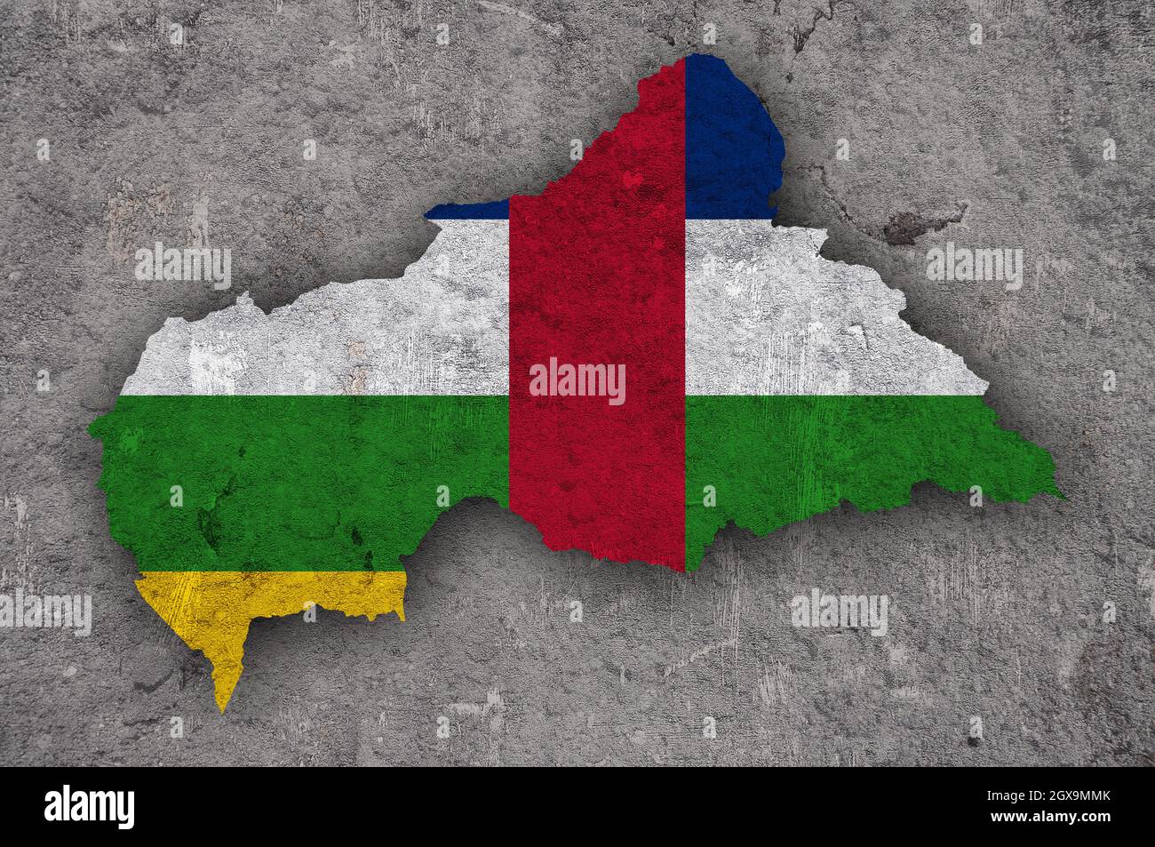 Carte de la république centrafricaine Banque de photographies et d’images à haute résolution - Alamy