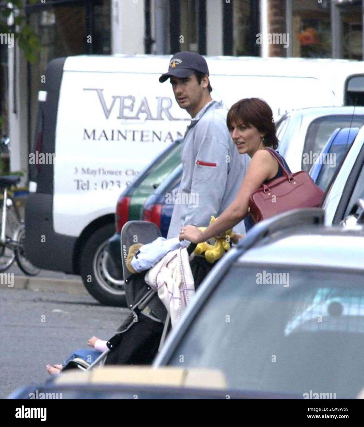 Davina McCall avec son mari Matthew Robertson et sa fille qui fait du ...