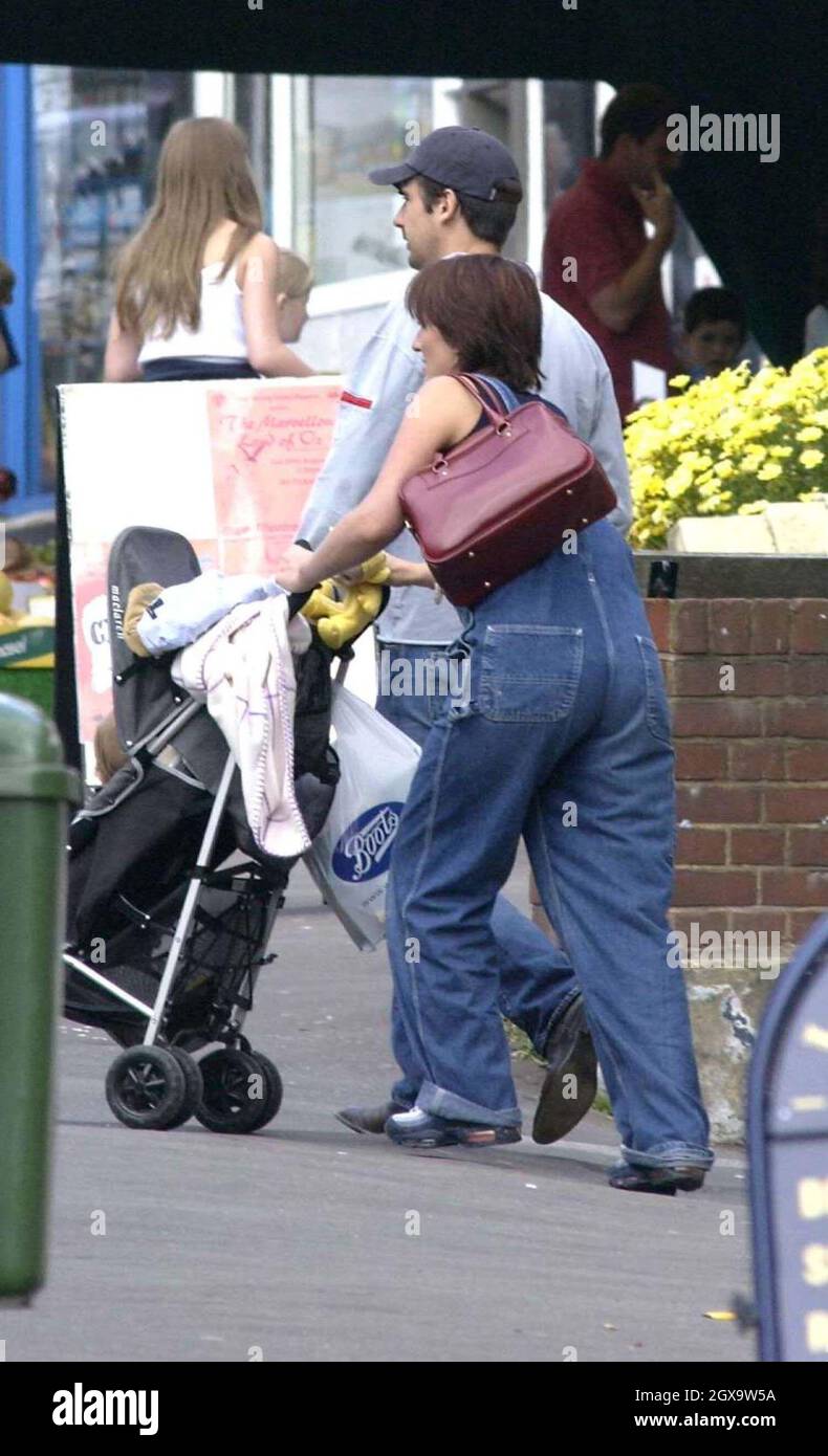 Davina McCall avec son mari Matthew Robertson et sa fille qui fait du ...