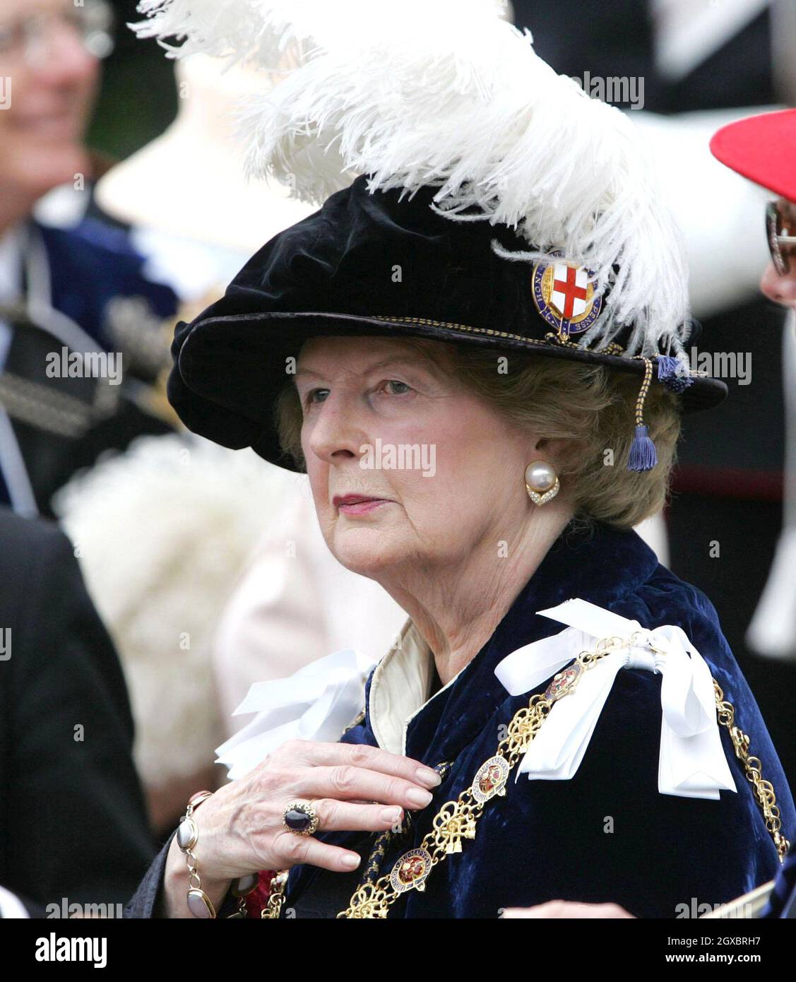 Portrait de la baronne thatcher Banque de photographies et d’images à ...