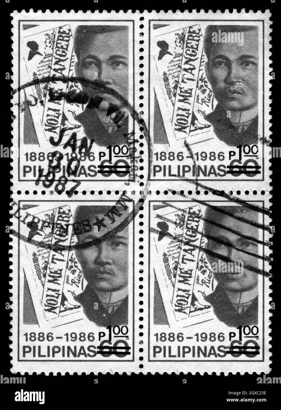 Philippines postage stamp Banque de photographies et d’images à haute ...