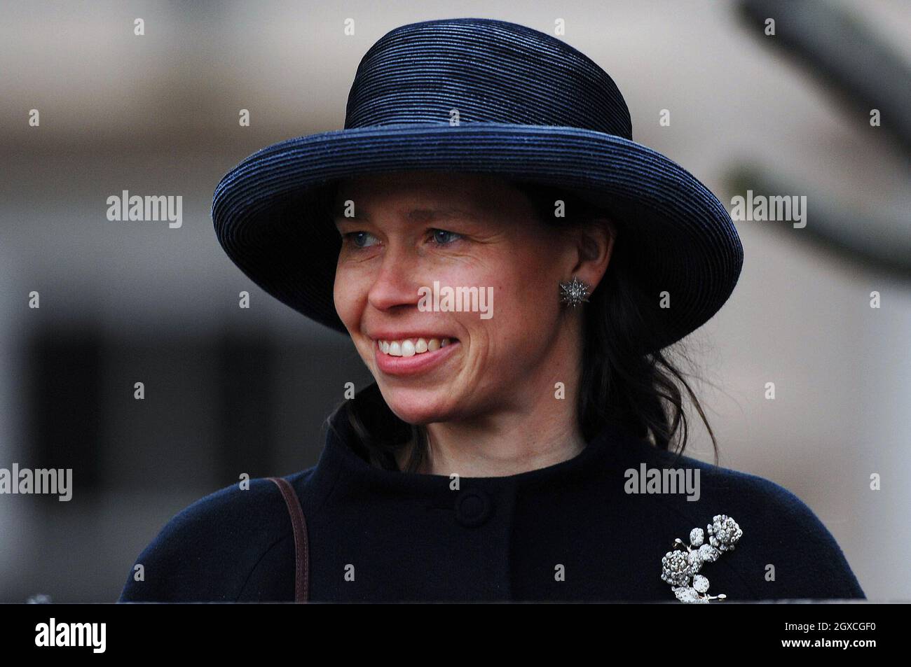 Lady Sarah Chatto quitte la chapelle Saint-Georges au château de ...
