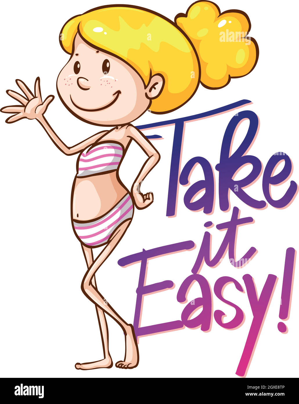Purple Bikini Banque Dimages Vectorielles Alamy