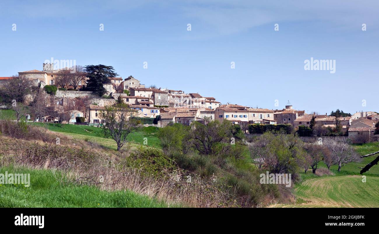 Murs castle provence france Banque de photographies et d’images à haute ...