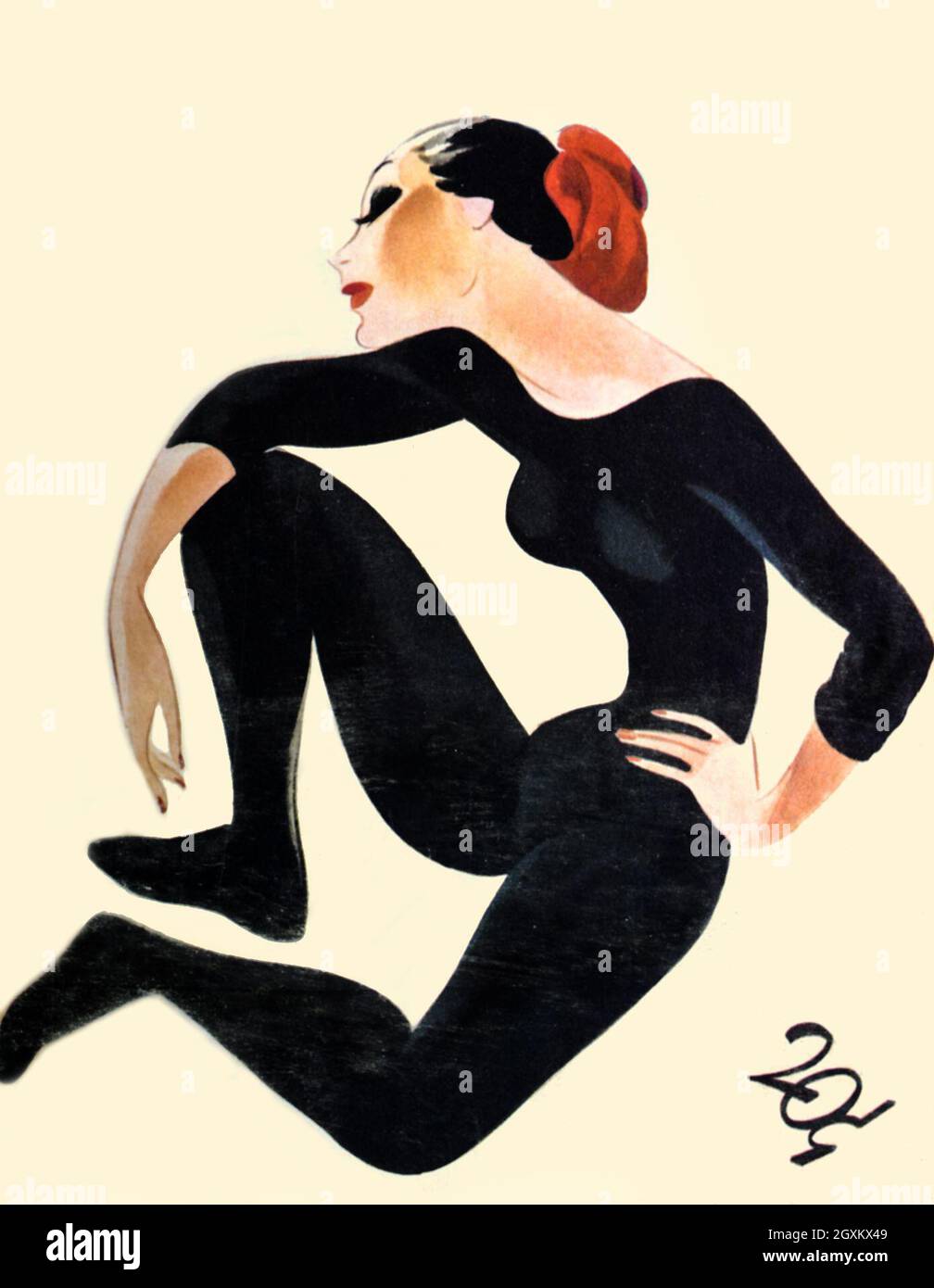 Art deco dancer Banque de photographies et d’images à haute résolution ...