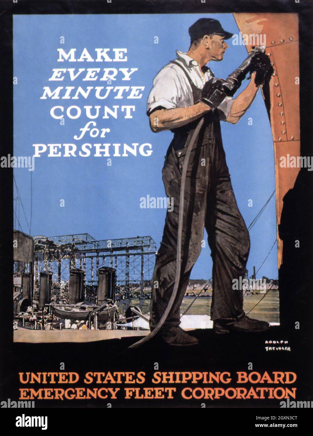 Avec le pershing Banque de photographies et d’images à haute résolution ...