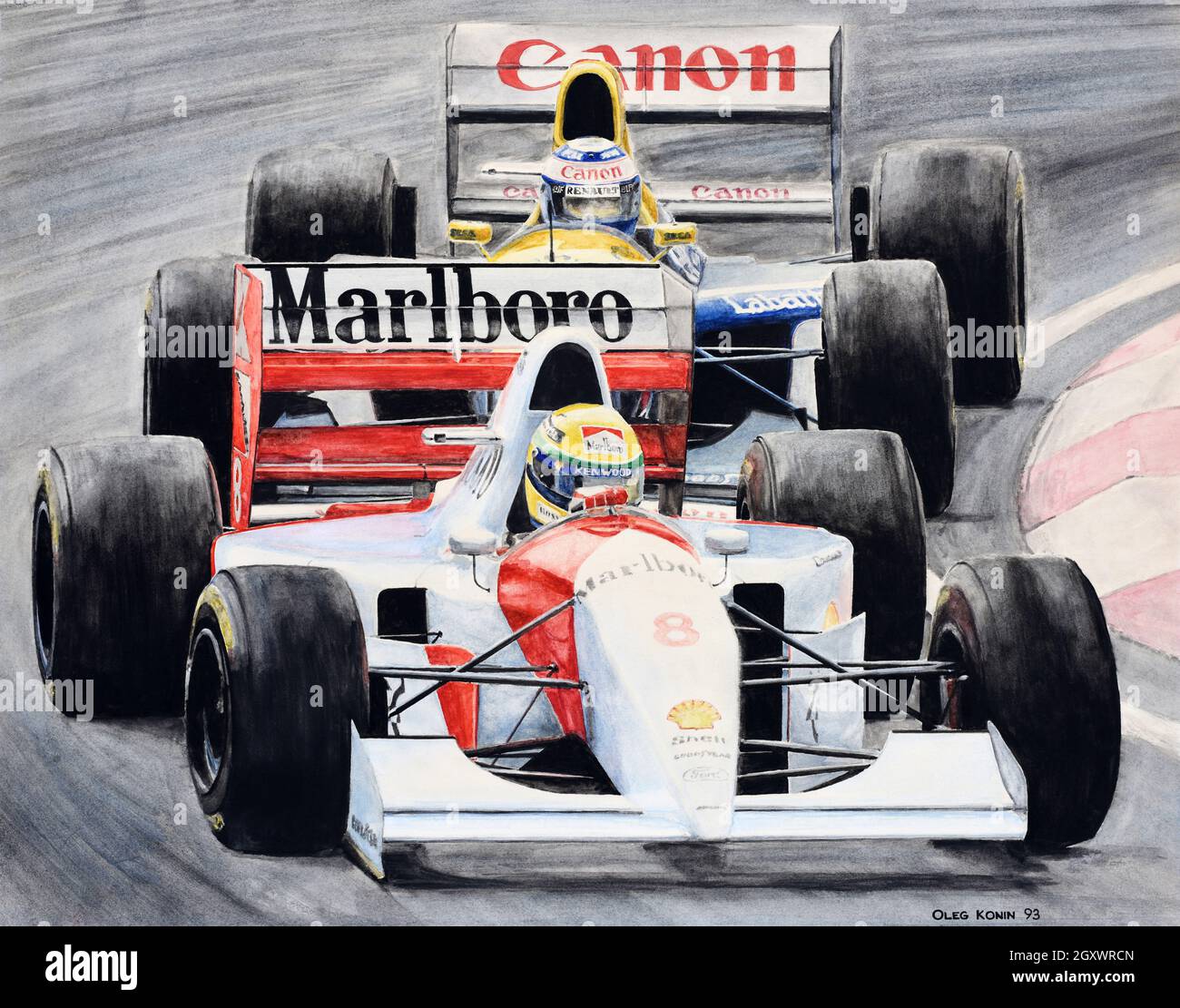 Ayrton senna mclaren Banque de photographies et d’images à haute ...