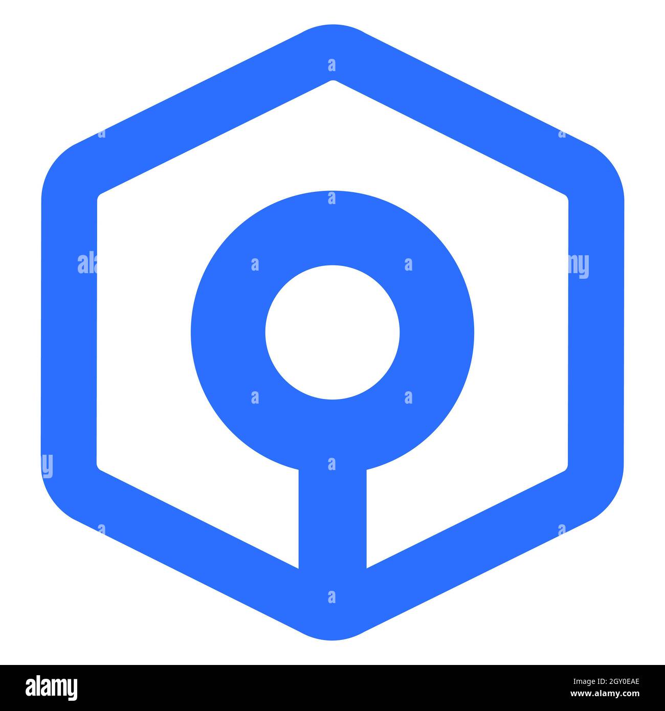 Symbole ANKR du logo crypto-monnaie du projet defi, icône de monnaie de ...