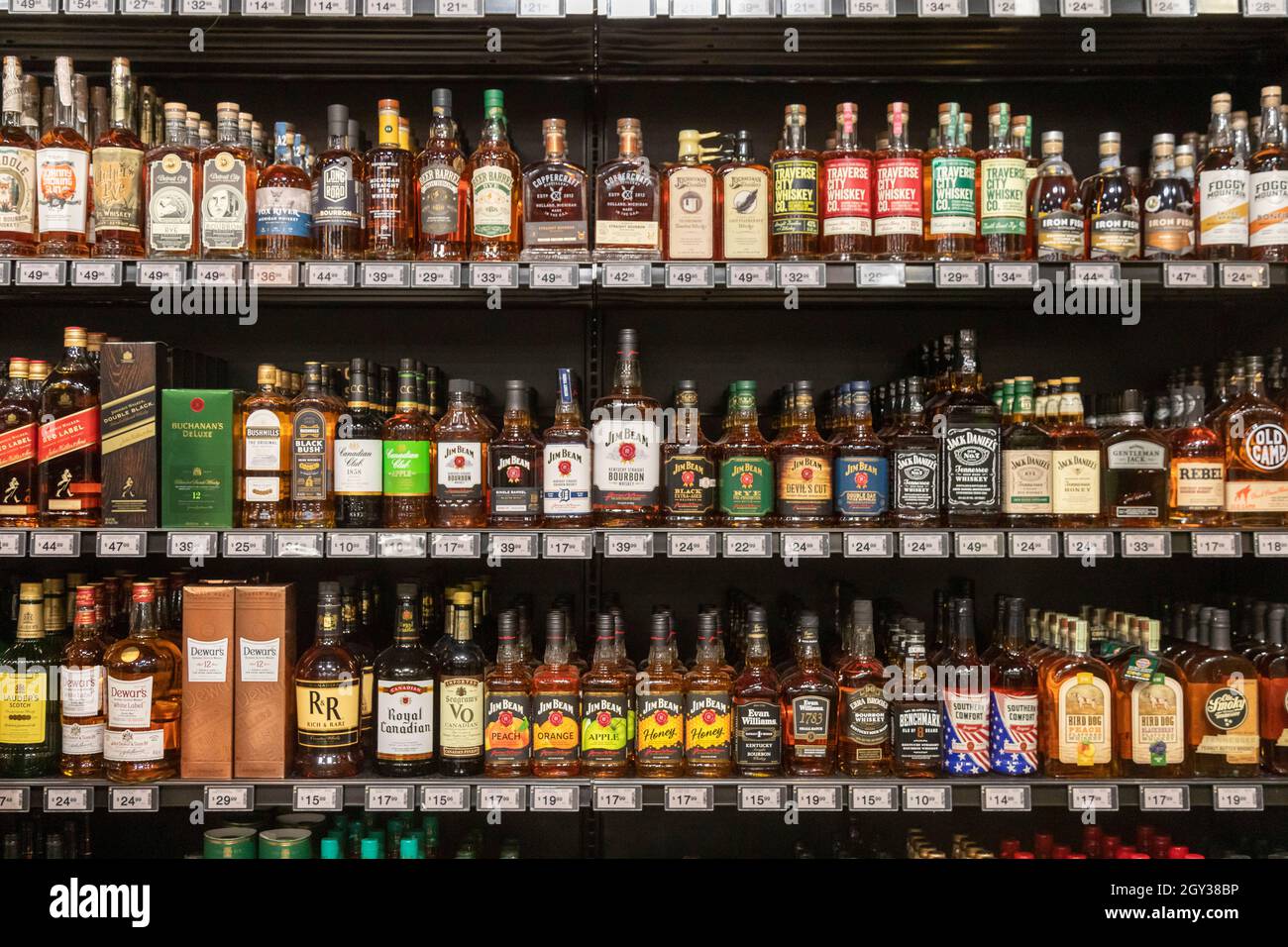 Alcohol market Banque de photographies et d’images à haute résolution ...