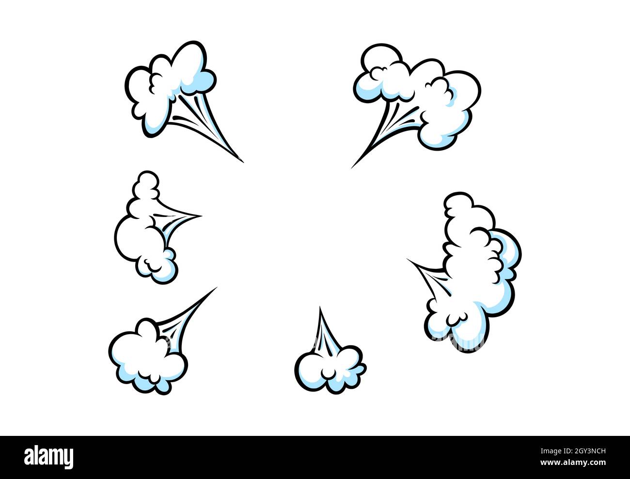 Effet de fumée d'explosion de bande dessinée.Surprendre et semer le ... Effet de fumée d'explosion de bande dessinée.Surprendre et semer le ...