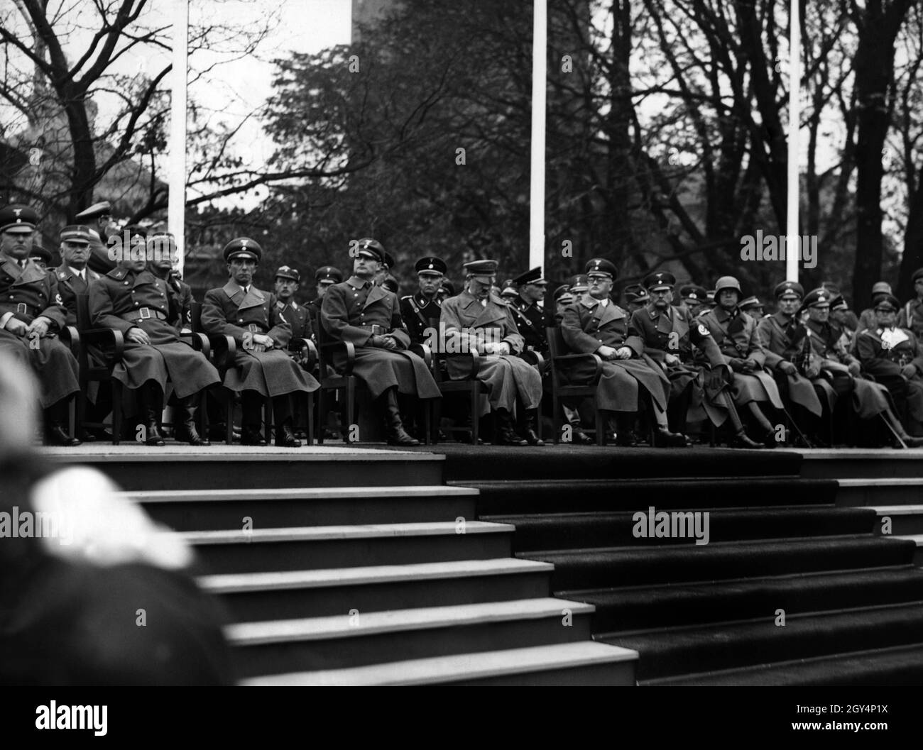 Cérémonie d'ouverture de l'élargissement du Ludwigsbrücke à Munich.De ...