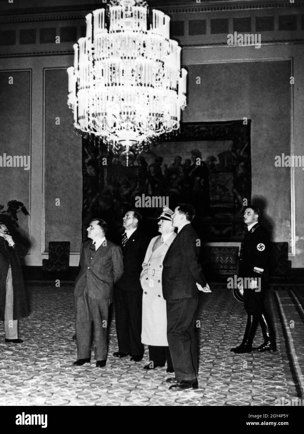 La nouvelle Chancellerie de Reich, construite par Albert Speer selon ...