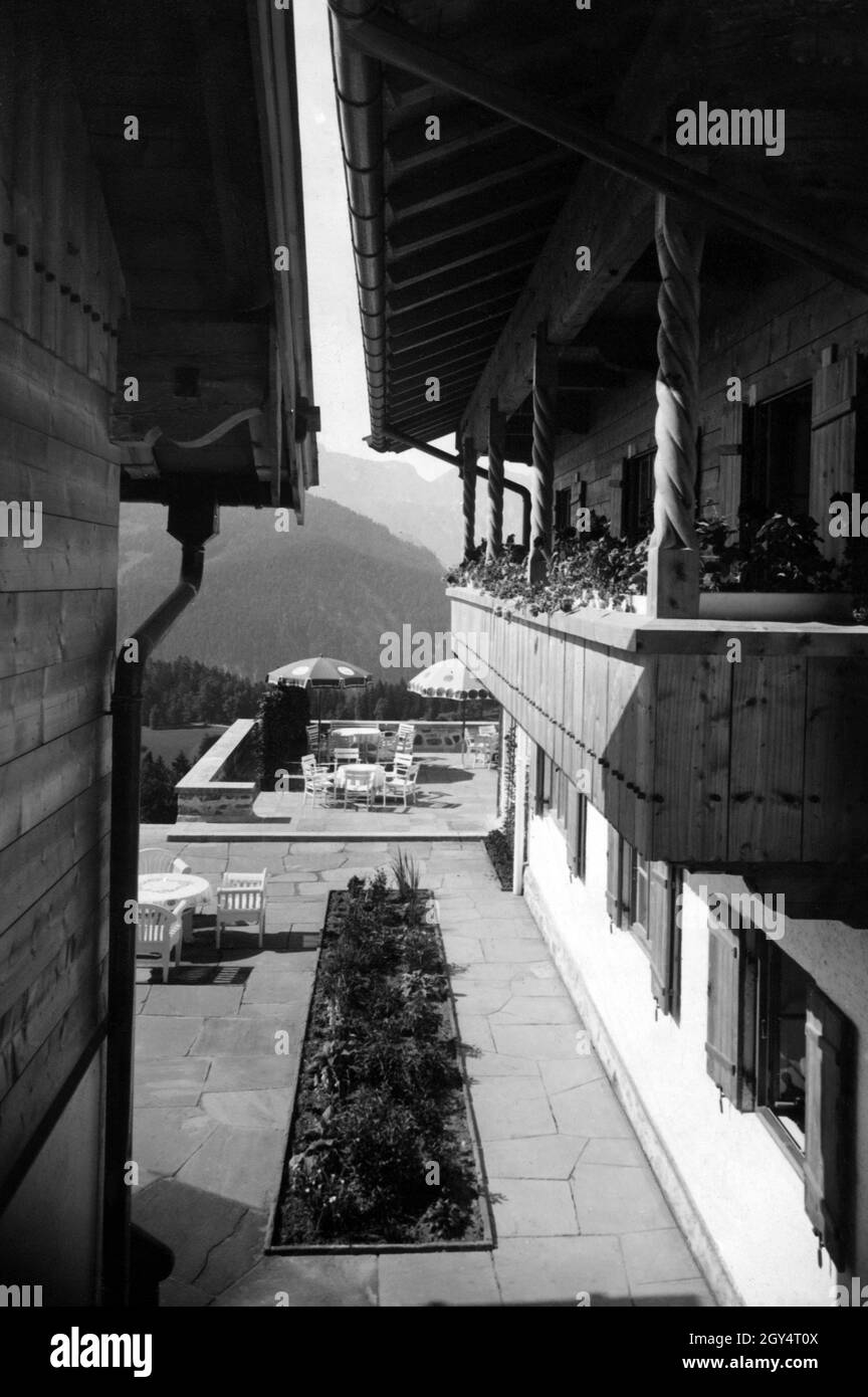 'La photographie prise le 29 août 1936 montre le ''Berghof'' sur l ...