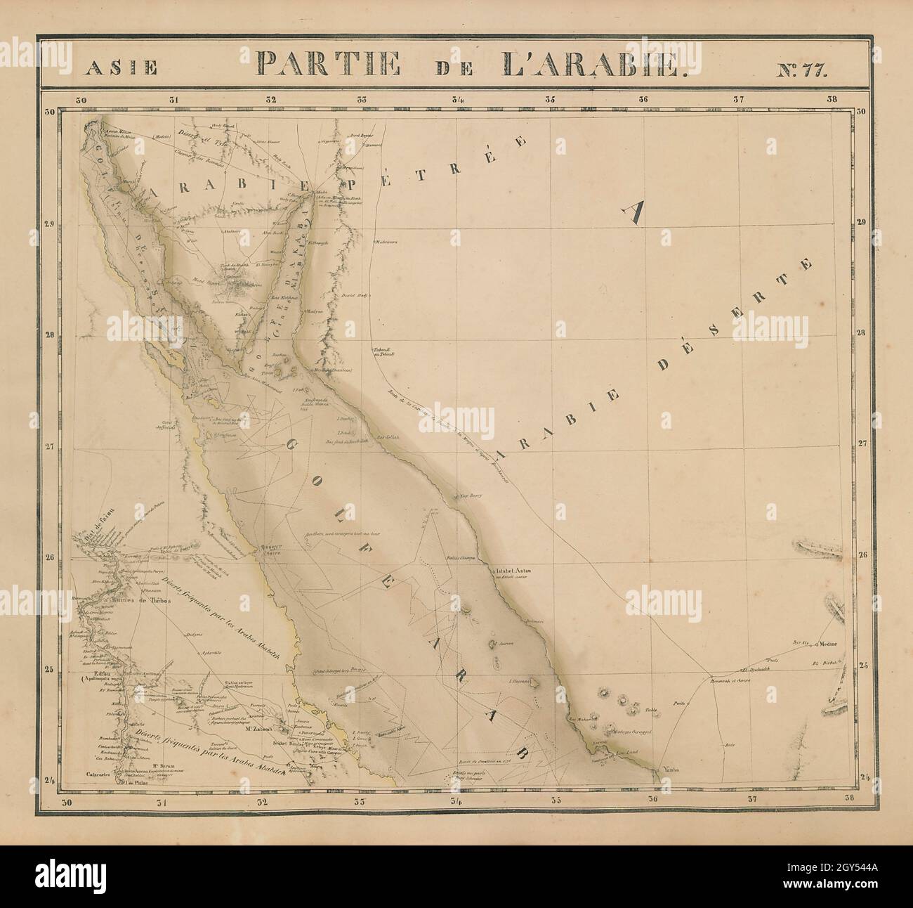 Saudi arabia map maps Banque de photographies et d’images à haute ...