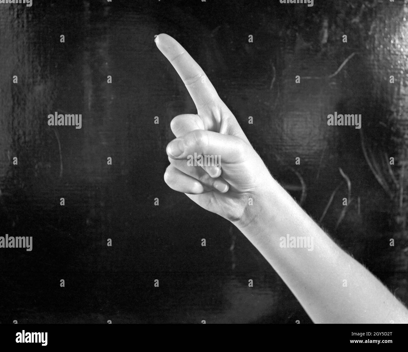 Der buchstabe in der fingersprache lettre in finger alphabet Banque de ...