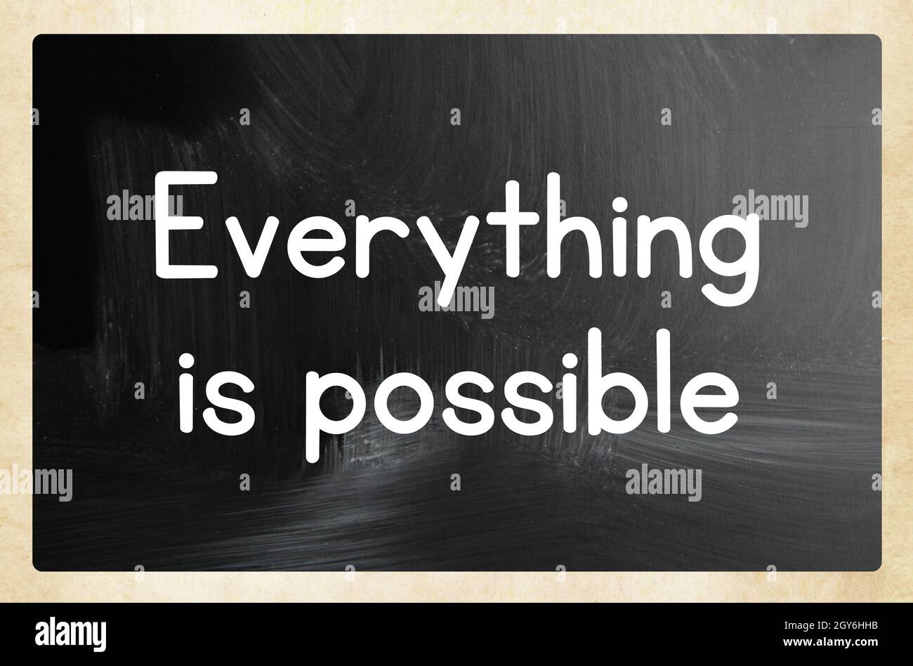 Everything is possible Banque de photographies et d’images à haute ...