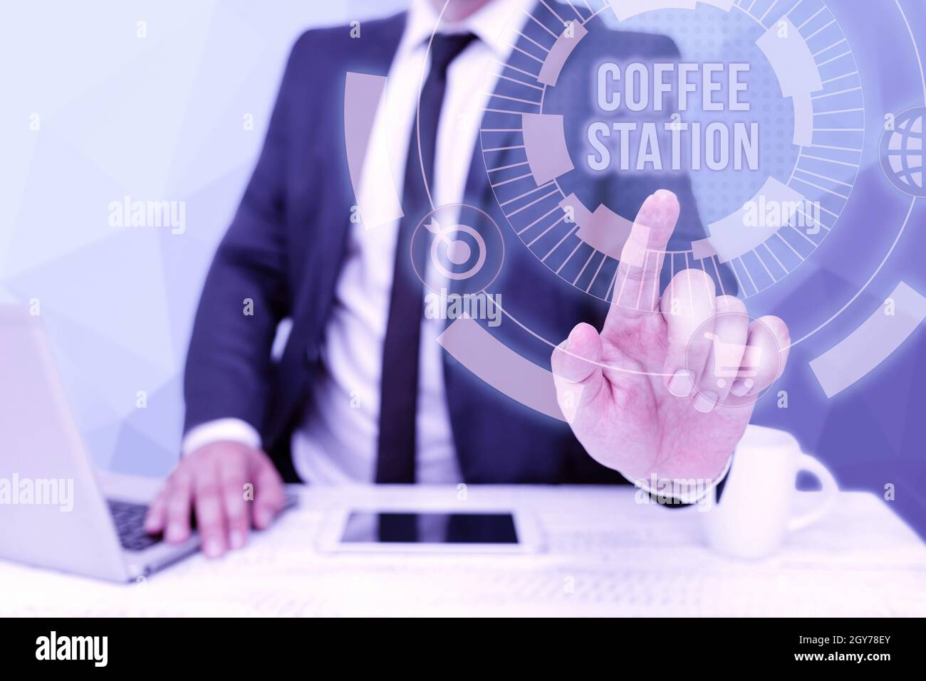 Self service tea and coffee Banque de photographies et d’images à haute ...