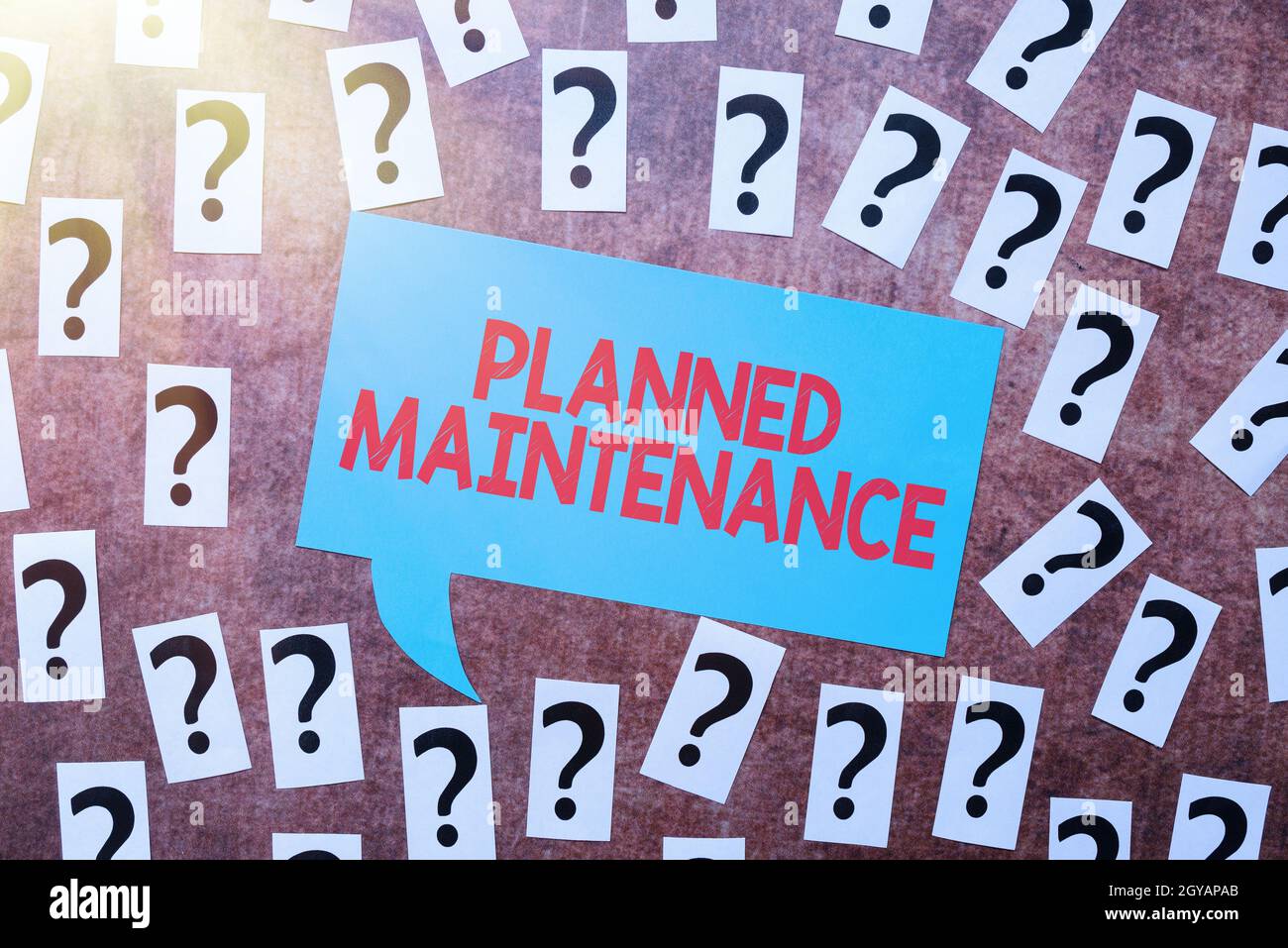 Planned maintenance Banque de photographies et d’images à haute ...