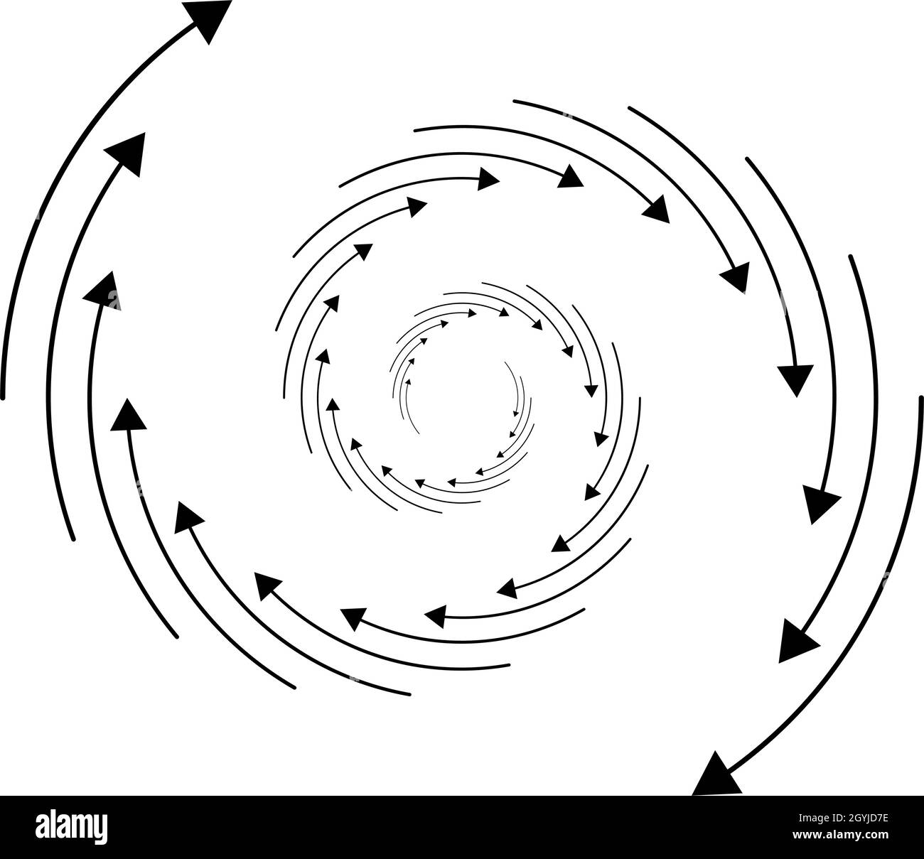 Flèches circulaires pour les concepts d'étapes, d'étapes et de phases ...