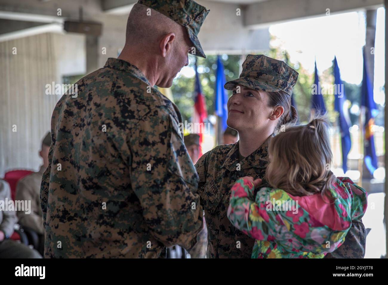 U.S. Marine Brig.Le général Dan Conley, commandant général des ...