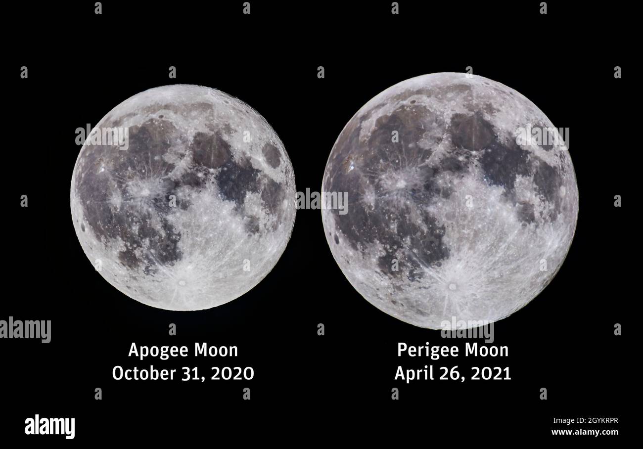 Perigee moon Banque de photographies et d’images à haute résolution - Alamy