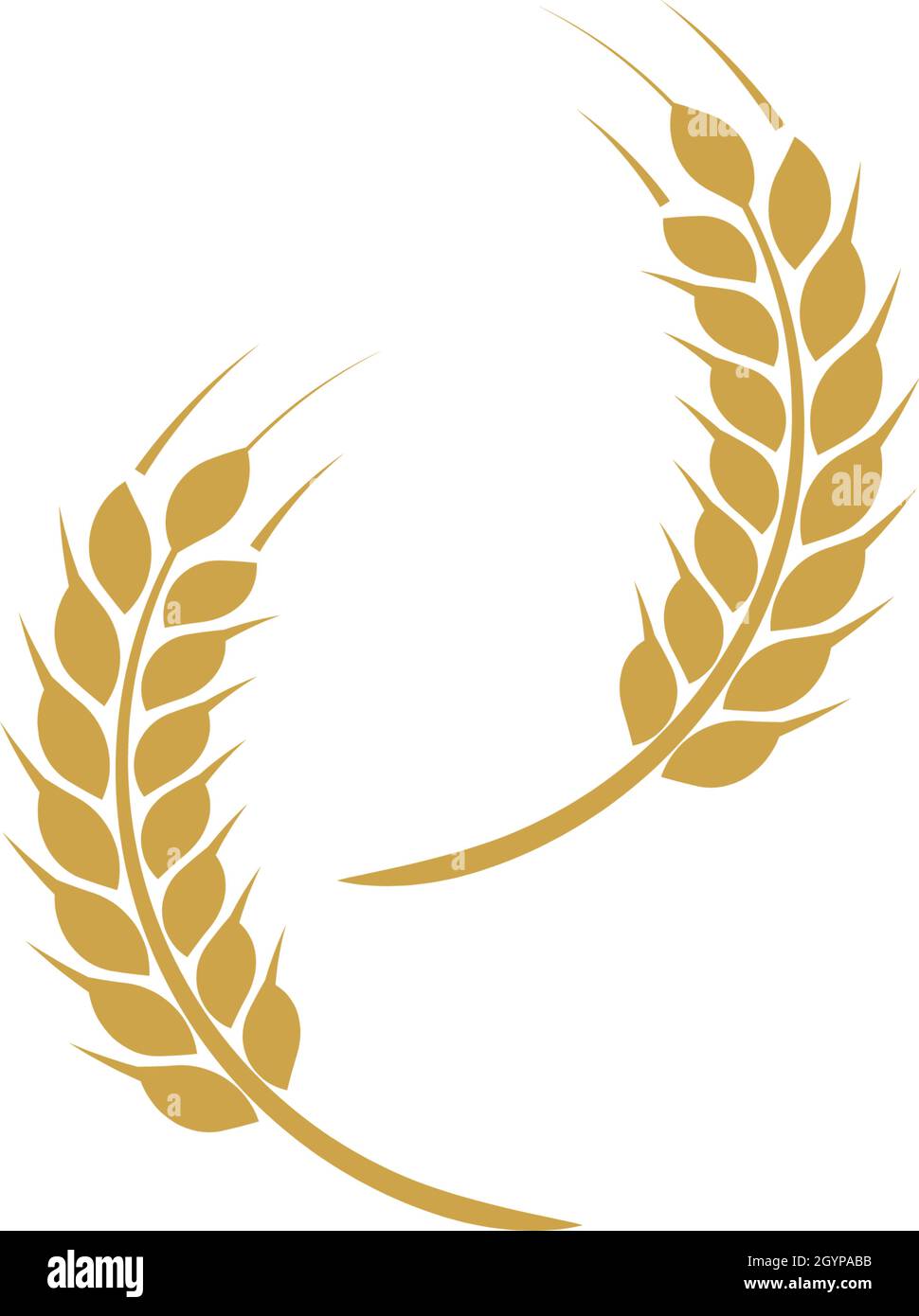 Modèle de logo blé Vector Image Vectorielle Stock - Alamy