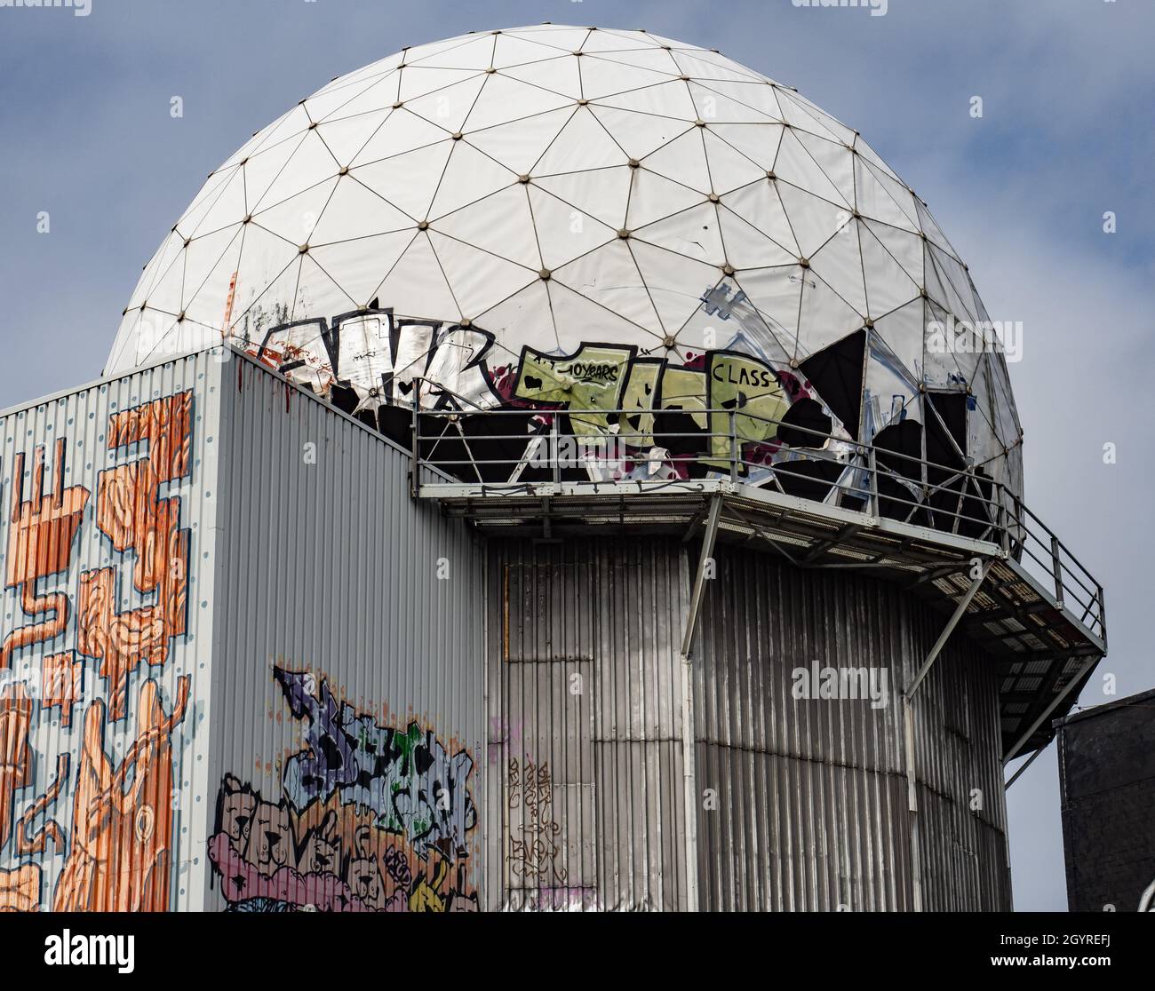 Station D coute De La Guerre Froide Teufelsberg Berlin Photo Stock Station D coute De La Guerre Froide Teufelsberg Berlin Photo Stock
