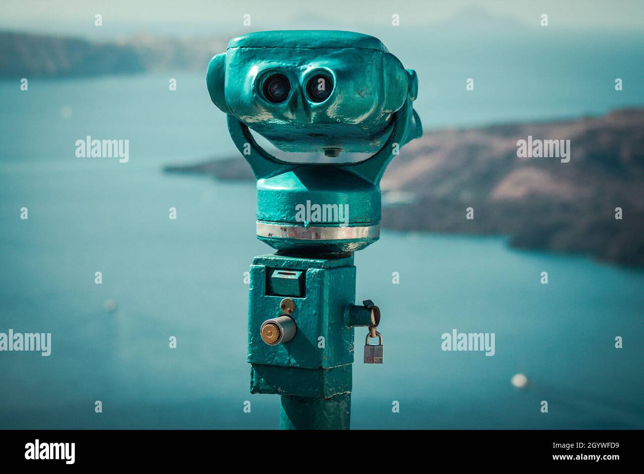 Île de Santorini, Fira, Grèce - 08 octobre 2021 Paysage urbain de la ...