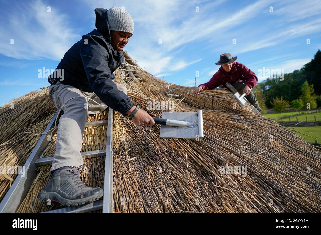 Le vétéran Jesse Swanson (à gauche) rejoint le will Scanlan de Busser ...