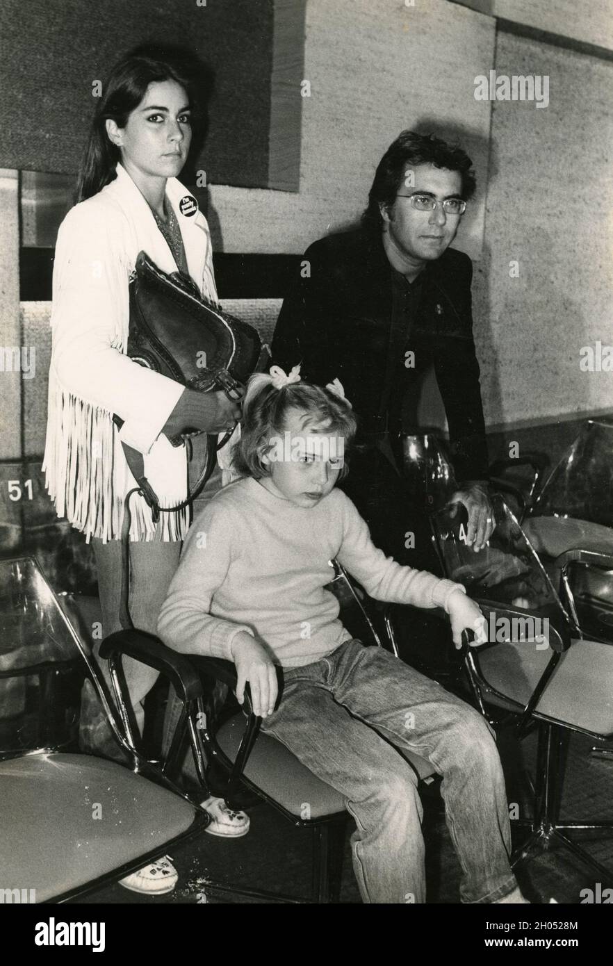 L'actrice américaine Romina Power et la chanteuse italienne Albano avec ...