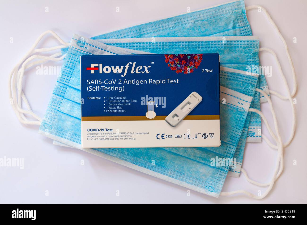 Test rapide de l'antigène Flowflex SARS-CoV-2 Kit d'auto-test Covid-19 ...