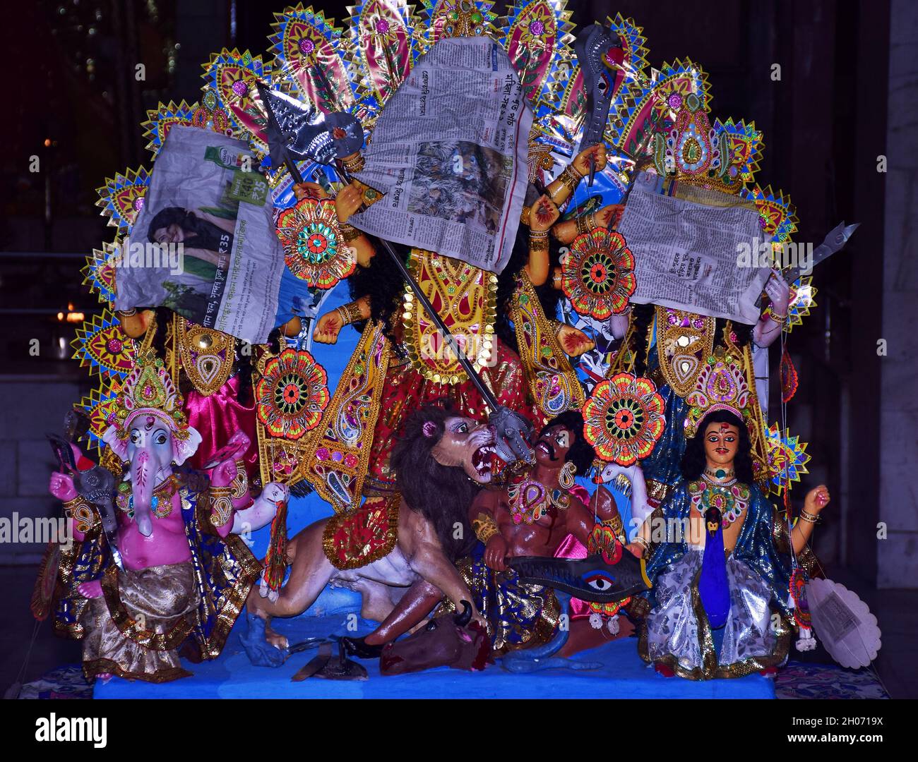 Durga puja sosti Banque de photographies et d’images à haute résolution ...